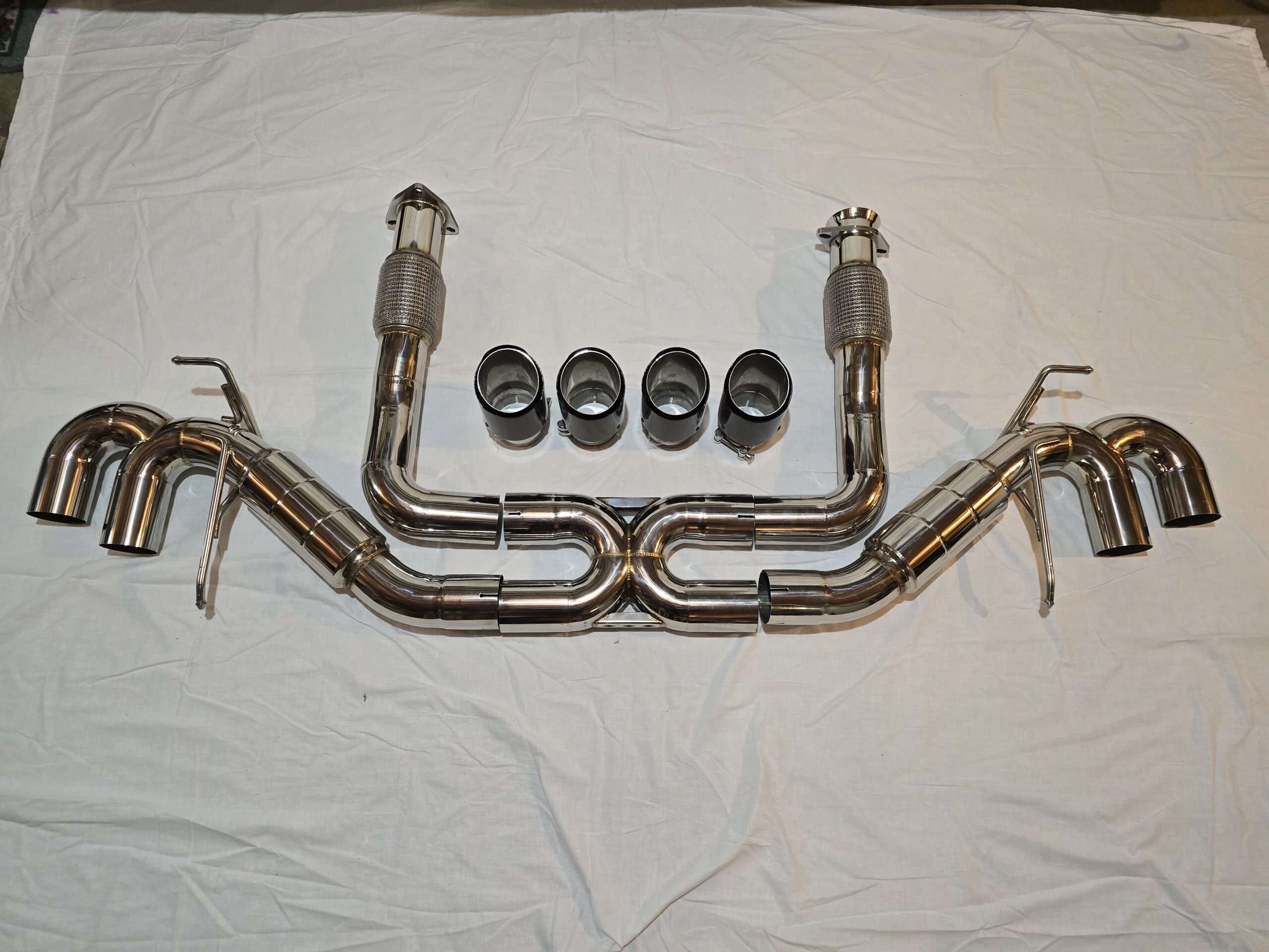 Level Up MAX Catback Exhaust With No Valves for C8 Corvette Stingray ...